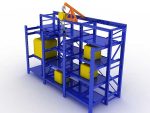 Warehouse Mold Rack System - Efficient Storage Solution